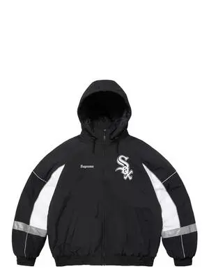 Supreme Chicago White Sox Hooded Stadium Jacket - Black