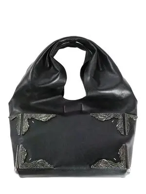 MAISON MARGIELA Medium Box Bag With Metal Embellishments - Black