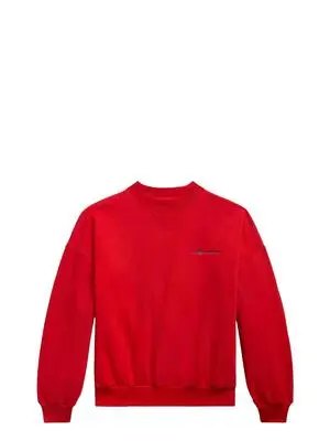 Polo Ralph Lauren Logo Crew Neck Sweatshirt - Red