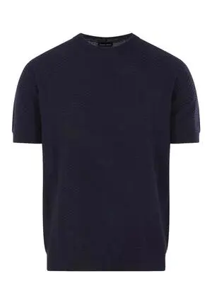 Giorgio Armani Round-neck T-shirt - Blue