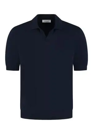 GRAN SASSO Polo-collar T-shirt - Blue