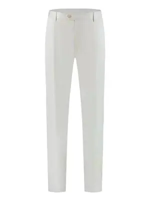 LARDINI Buttoned Trousers - White