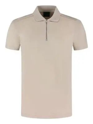 Paul & Shark Zipped Polo Shirt - Neutrals