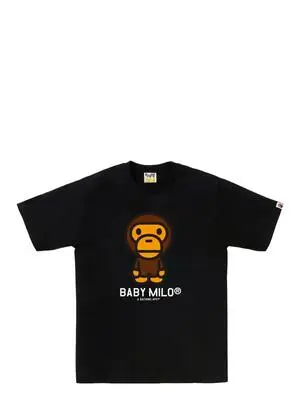 A BATHING APE Baby Milo Graphic T-shirt - Black