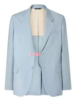 Fendi Button-fastening Blazer - Blue
