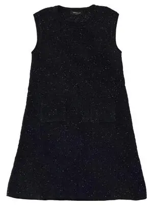 Fabiana Filippi Bouclé Shift Mini Dress - Blue