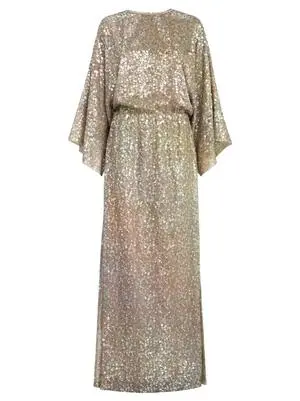 Brunello Cucinelli Sequin-embellished Maxi Dress - Neutrals