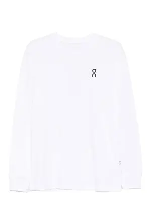 On Lg Sleeve T-shirt - White