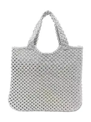 TELA Top-handle Shoulder Bag - Silver