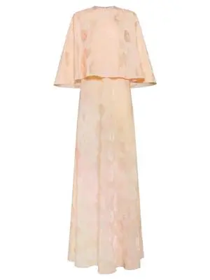 FORTE_FORTE Bouquet Jacquard Dress - Pink