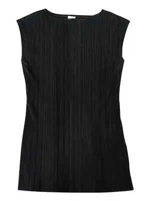 Calvin Klein Pleated Top - Black