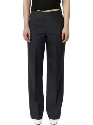 MFPEN Taper Trousers In Dark Wool - Grey