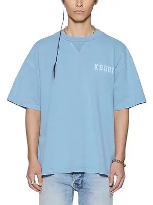 Ksubi K Lock Biggie Short Sleeve Tee - Light Blue