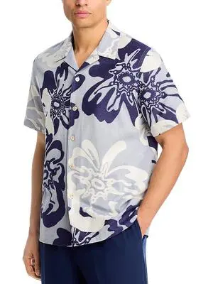 Paul Smith Casual Fit Short Sleeve Shirt - Light Blue