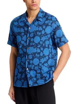 Paul Smith Casual Fit Short Sleeve Shirt - Navy