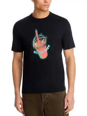 Paul Smith Drink Print Tee - Black