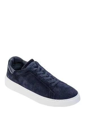 To Boot New York Lace Up Leather Sneakers - Blue