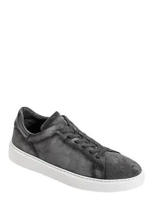 To Boot New York Lace Up Leather Sneakers - Lava/piombo