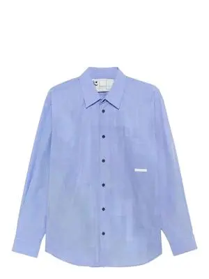 GR10K Pocket Check Shirt - Blue