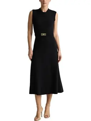 St. John Legacy Crepe Knit Dress - Black