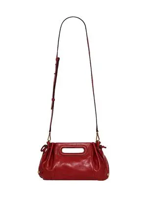 Gerard Darel Gerard Darel Mini Dany Leather Handbag Red