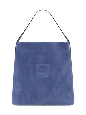 Gerard Darel Lady Suede Hobo Bag - Cornflower