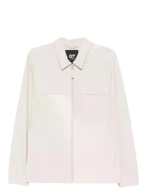 ALPHA TAURI Zip-fastening Chest-pocket Jacket - Neutrals