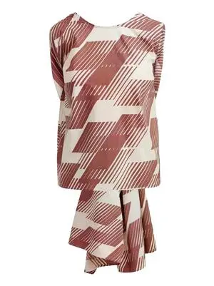 Essentiel Antwerp Jelani Tie-Fastening Blouse Brown