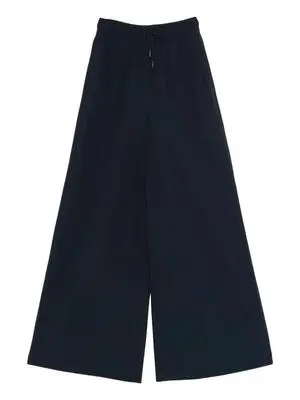 ALPHA TAURI Drawstring-waistband Palazzo Trousers - Blue