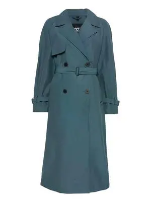 ALPHATAURI Belted Double-breasted Coat - Blue