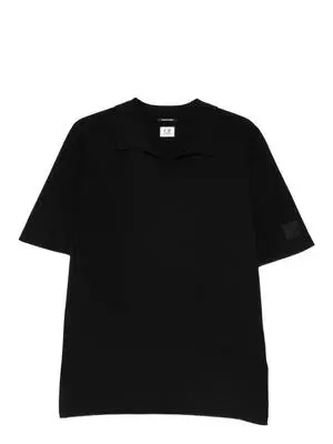 C.P. COMPANY Logo-patch T-shirt - Black
