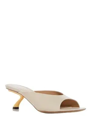 SALVATORE FERRAGAMO Igea S-Shape Heel Slide Sandals