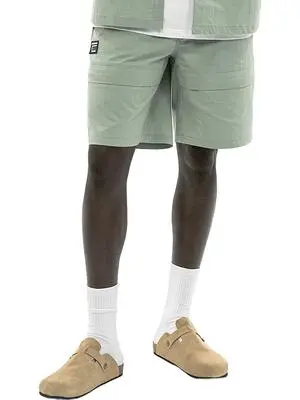 PAPER PLANES 18" Utility Shorts - Sage