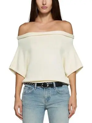 EB DENIM Dahlia Shrug - Ivory