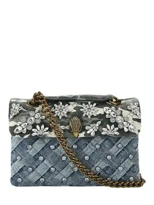 Kurt Geiger Kensington Crystals Shoulder Bag Open Miscelaneous