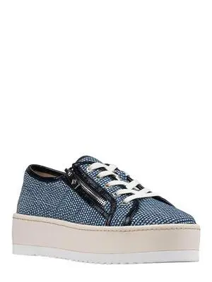DONALD PLINER Fatima Platform Sneakers Indigo