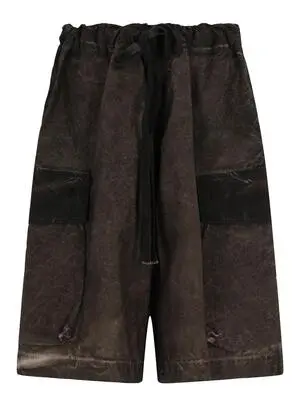 UMA WANG Panther Shorts - Brown