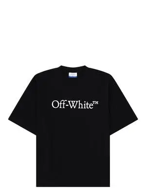 Off-White T-shirt With Logo - Black
