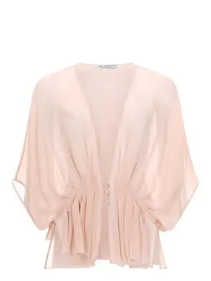 Max Mara V-neck Top - Pink