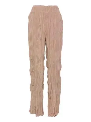 GONGDID DESIGN Pleated Trousers - Neutrals