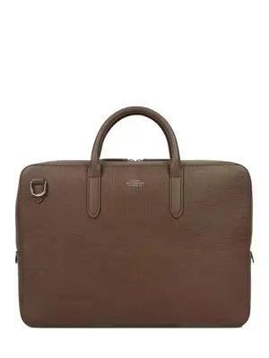 Smythson Ludlow Briefcase - Brown