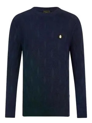 BILLIONAIRE Patterned Pullover - Blue