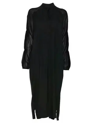 Kristensen Du Nord Shirt Midi Dress - Black