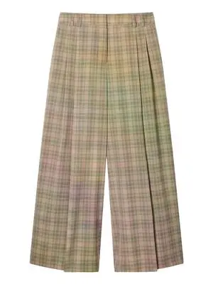 Paul Smith Wide-leg Cropped Trousers - Neutrals
