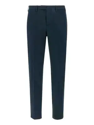 PT TORINO Master Pressed-crease Trousers - Blue