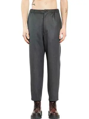 Undercover Wool Cropped Trousers - Grey