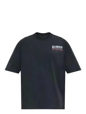 ALLSAINTS Graphene Graphic-branding T-shirt - Black