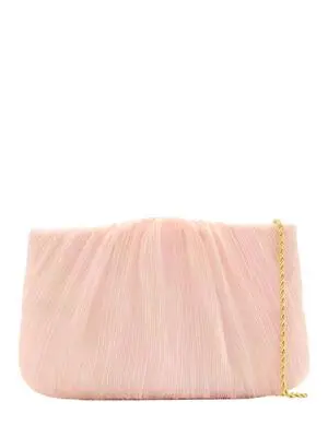 LOEFFLER RANDALL Brit Pleated Clutch Bag - Pink