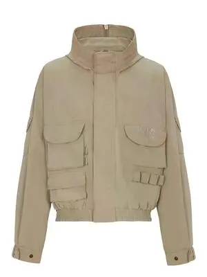 Balmain Multi-pocket Hooded Jacket - Neutrals