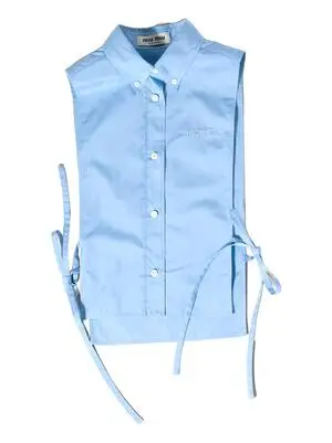 Miu Miu Poplin Shirt - Light Blue